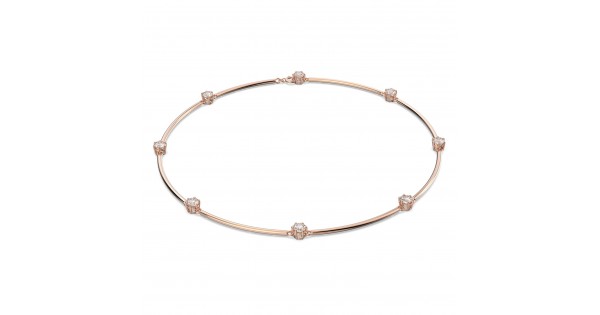 SWAROVSKI Constella Κολιέ Λευκό, Ροζ Επιχρυσωμένο 5609710