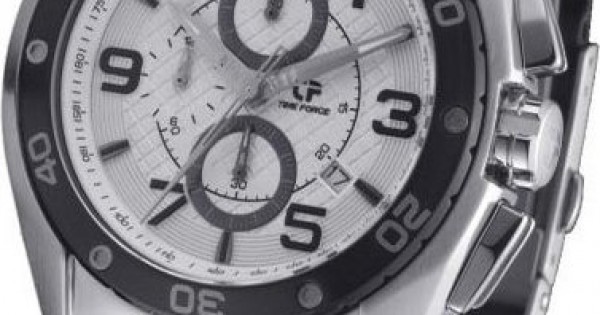 TIME FORCE Chronograph Rubber Strap