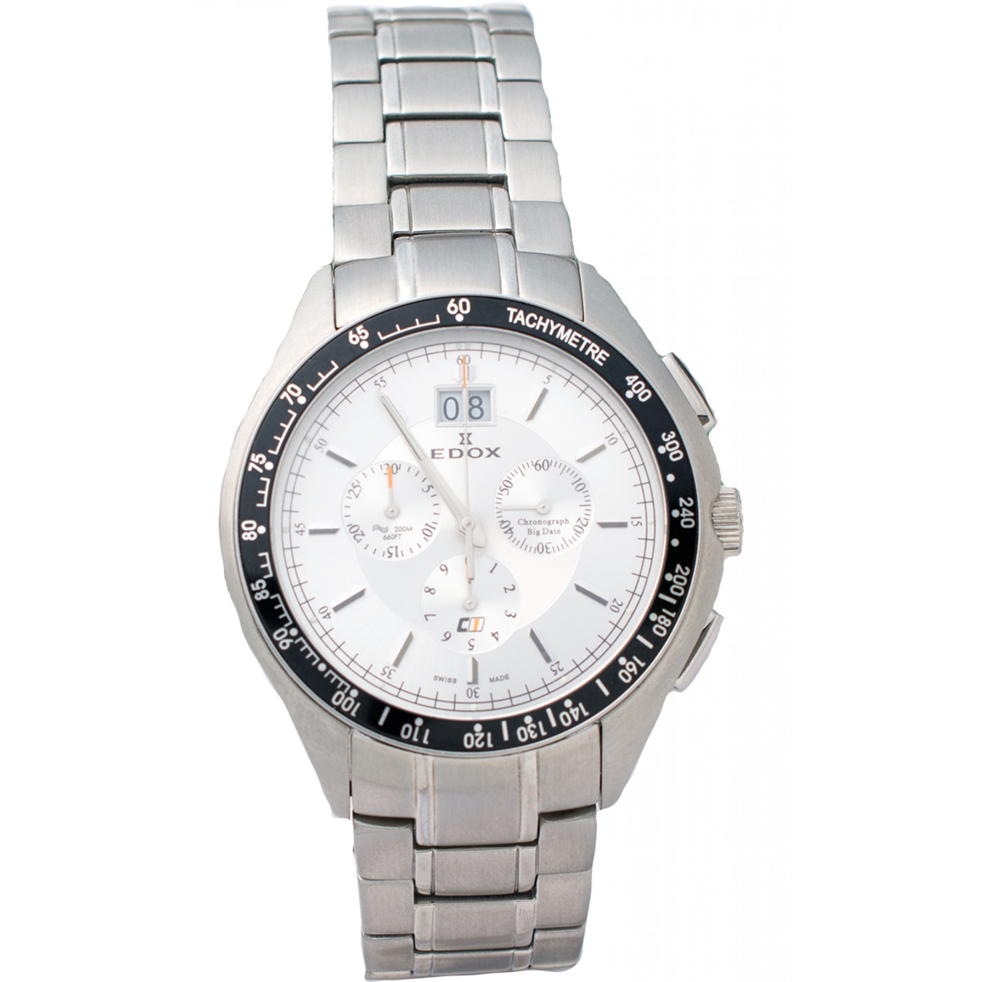EDOX Classic I Chronograph Stainless Steel Bracelet